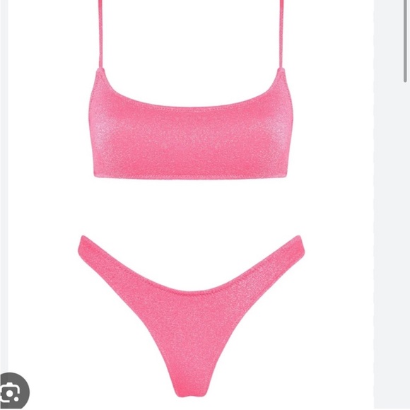 triangl swimwear | Swim | Triangl Bikini Pink Mica | Poshmark
